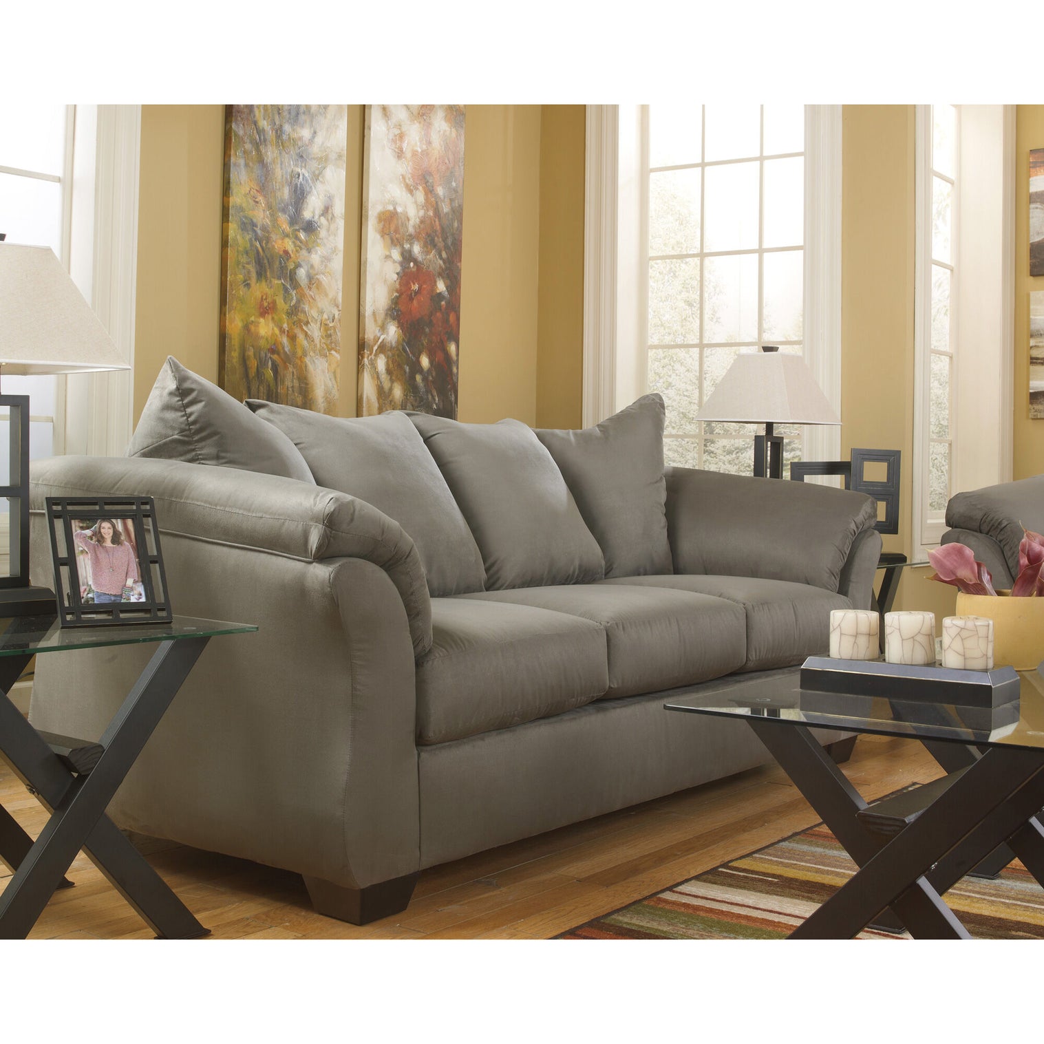 Marcy Polyester Upholstery Sofa – Slumberland