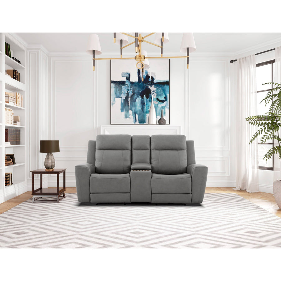 Gavin Dual Power Console Reclining Loveseat – Slumberland