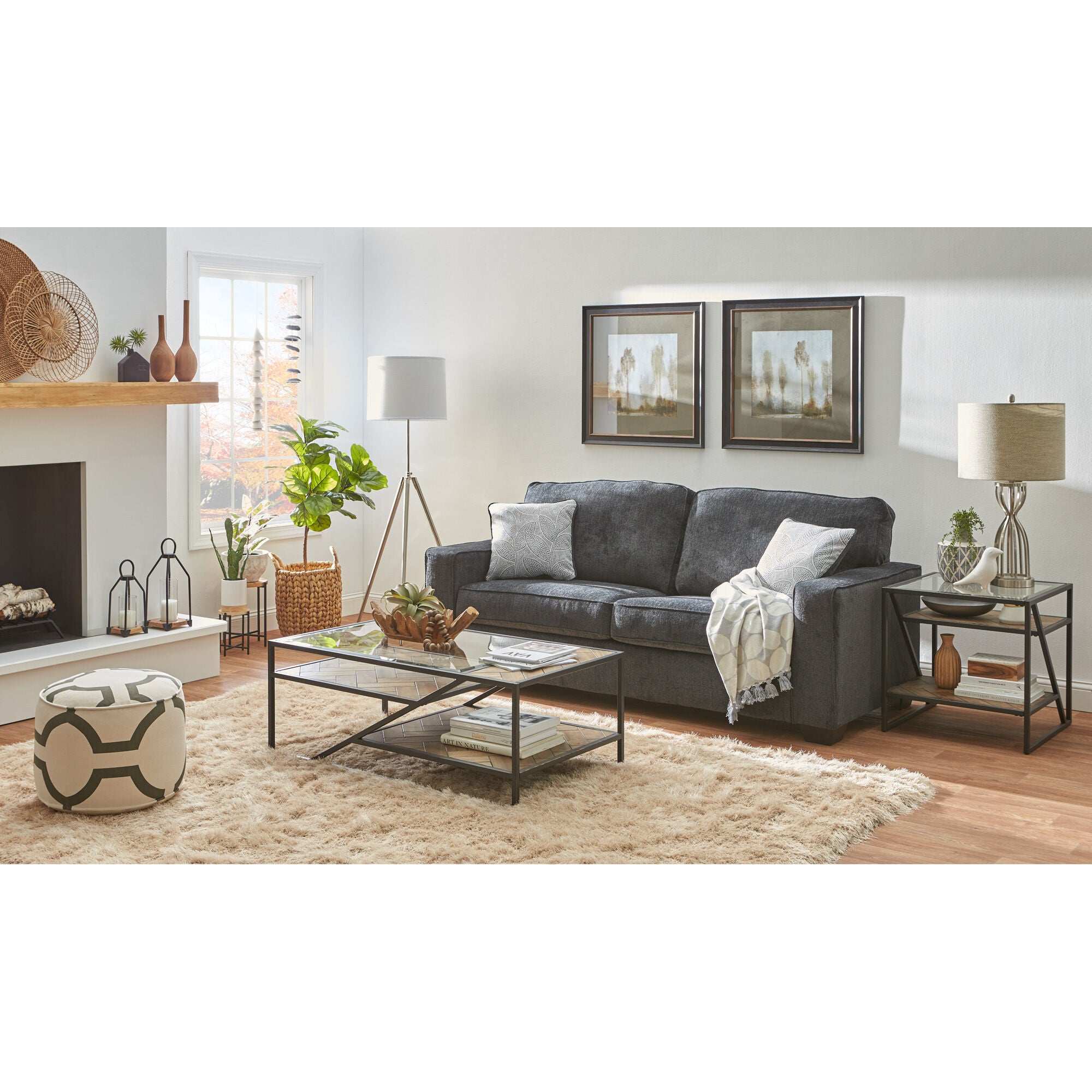 Ashley Altari Alloy Sofa