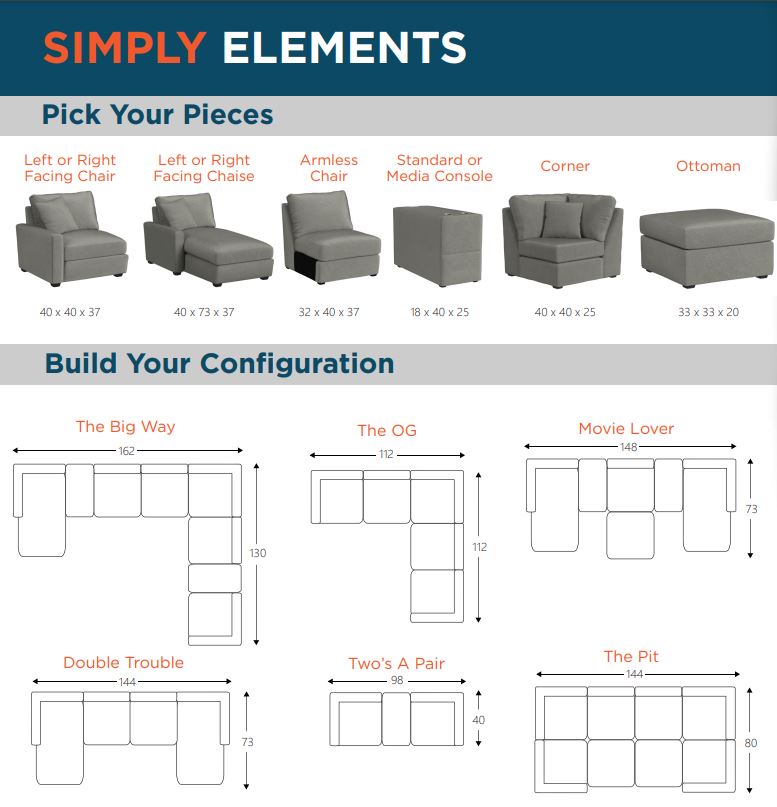 Simply Elements Right Chair – Slumberland Simply Elements Right Chair – Slumberland