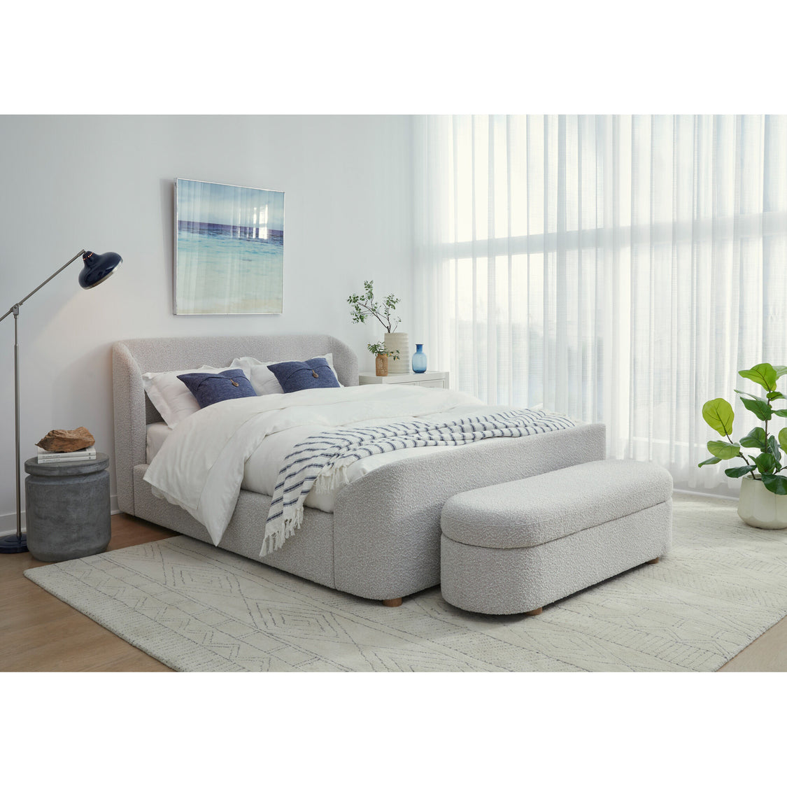 Kiki Upholstered Bed – Slumberland