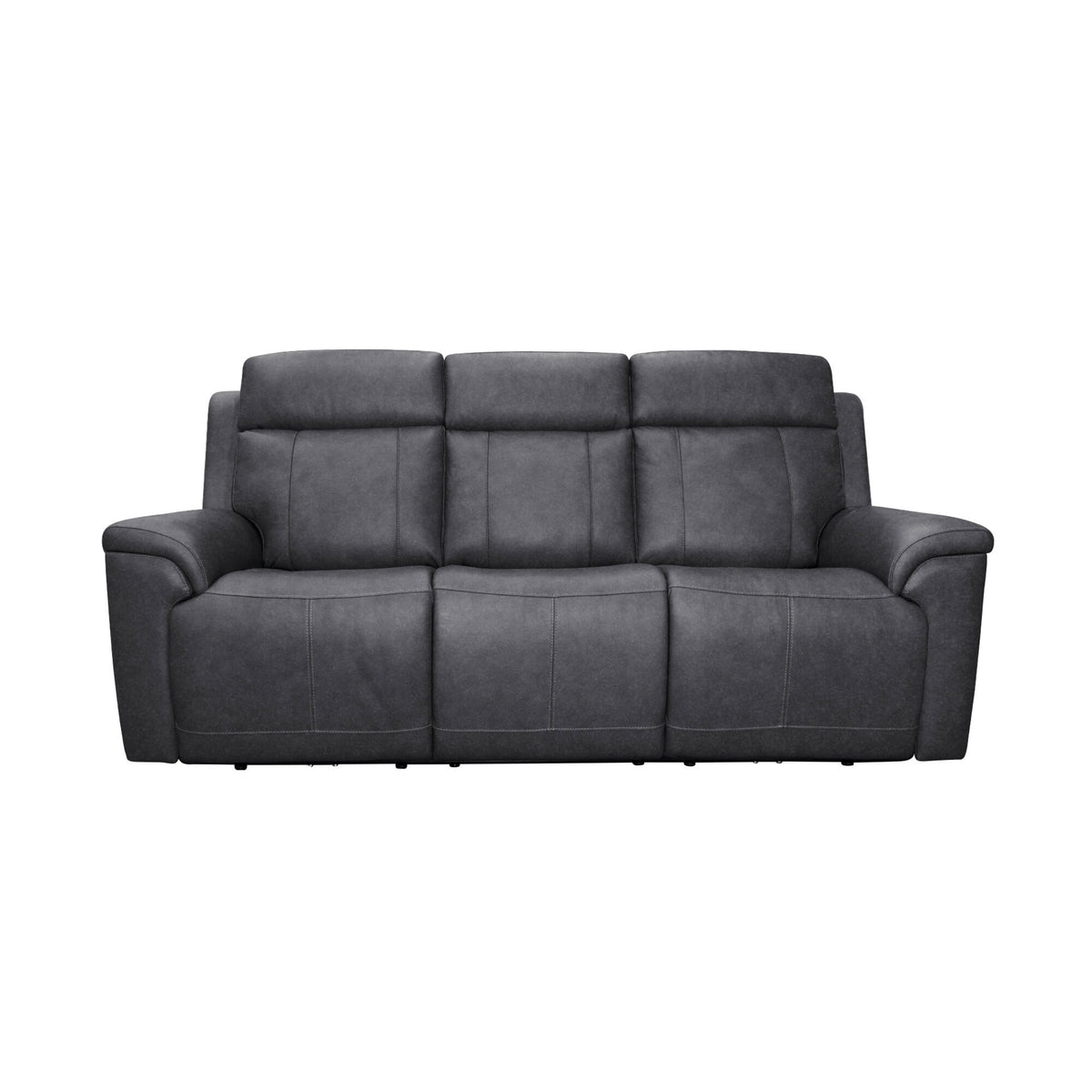 Amelia Power Reclining Console Sofa with Headrests and Lumbar – Slumberland