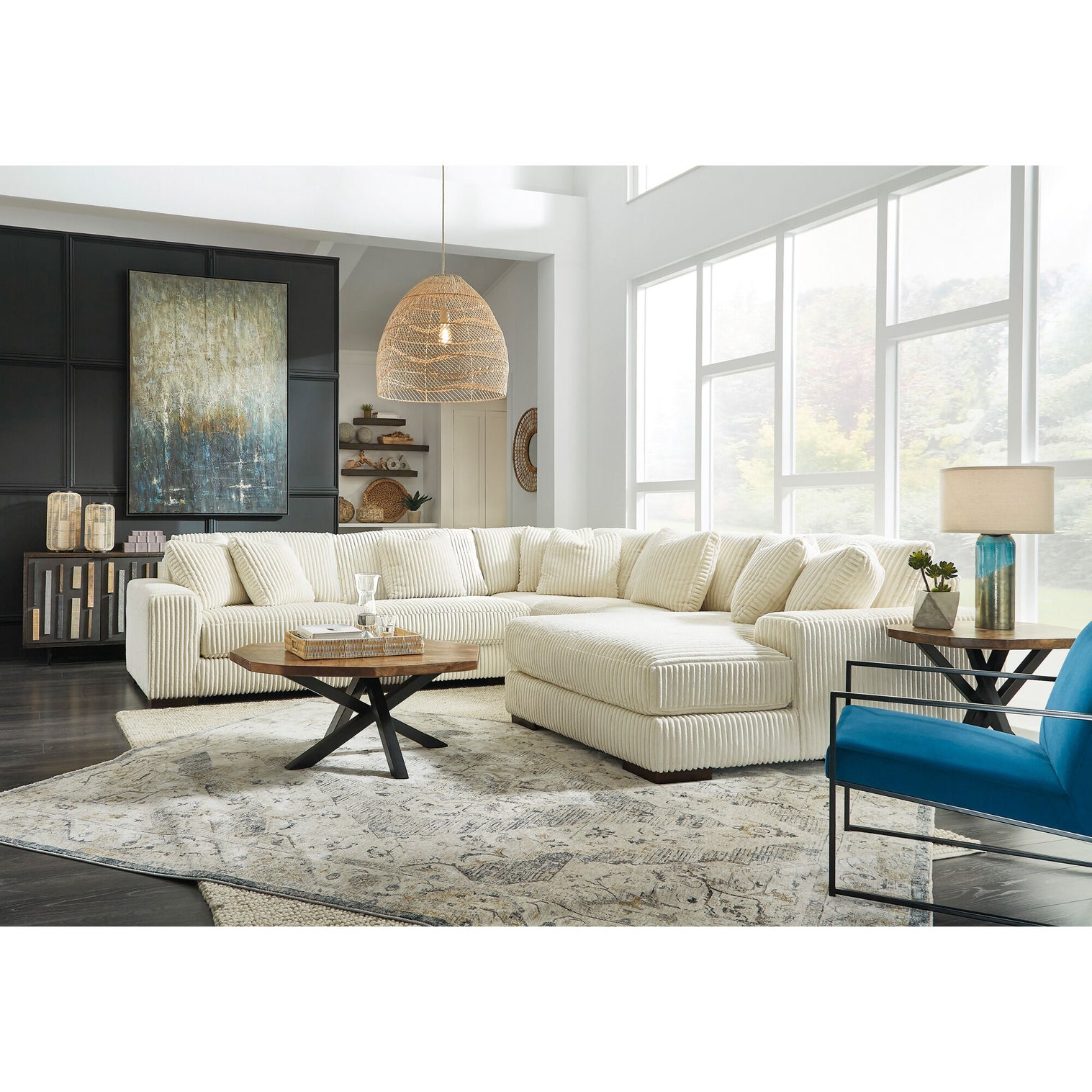 Lindyn 5 Piece Right Chaise Sectional – Slumberland